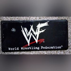 WWE | Other | Wwf Official Metal Plate Signs | Poshmark